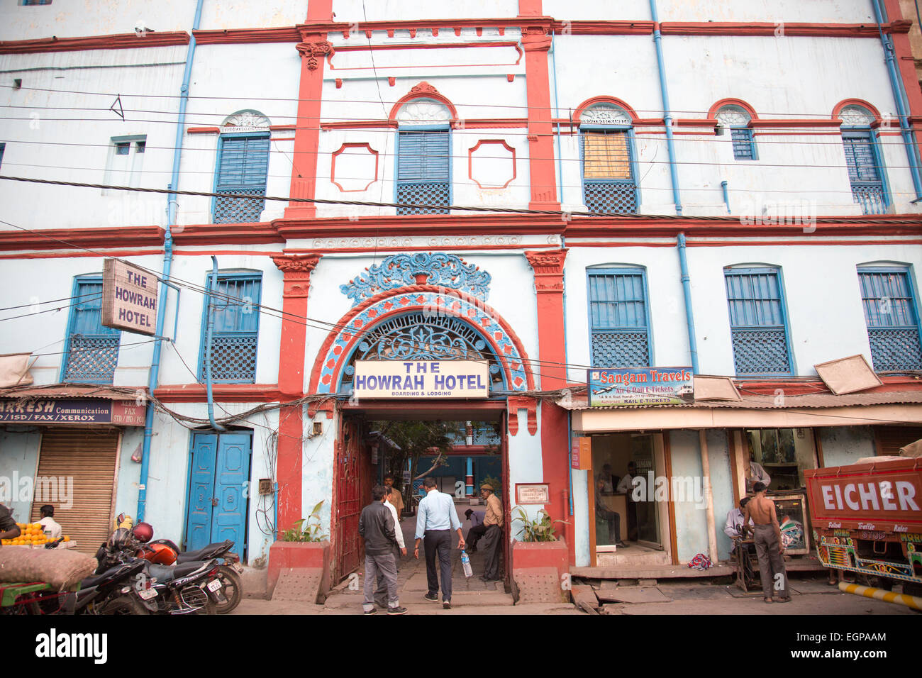 The Howrah Hotel Stock Photo - Alamy