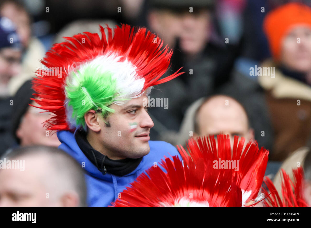 6 nations rugby fans hi-res stock photography and images - Alamy