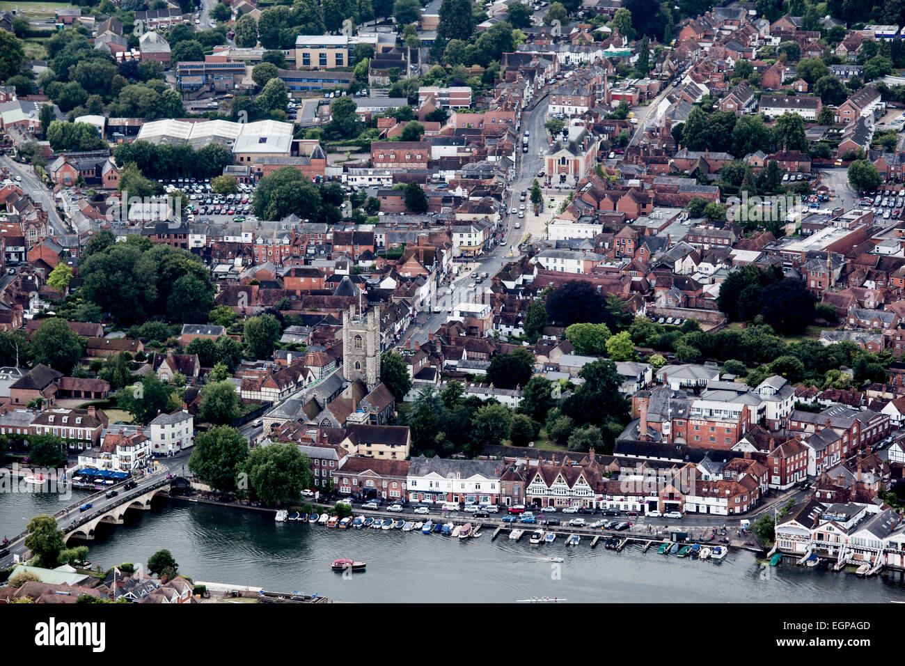 Henley from the air Stock Photo - Alamy