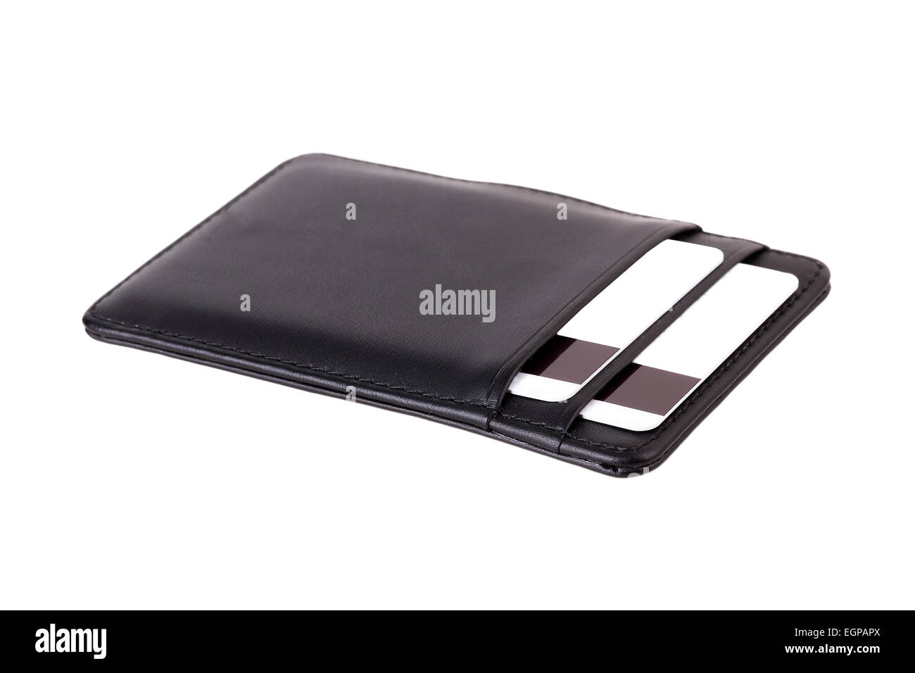 wallet card isolated on white background Stock Photo - Alamy