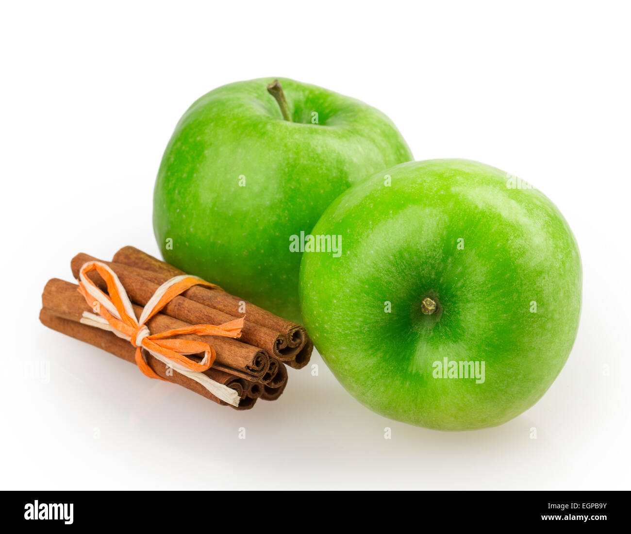 apple, cinnamon isolated on white background Stock Photo - Alamy