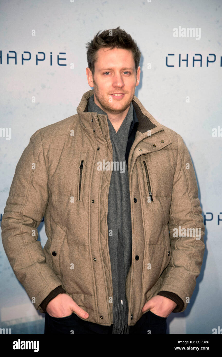 Neill Blomkamp at the Fan-Event for the film 'Chappie' in the Mall of ...
