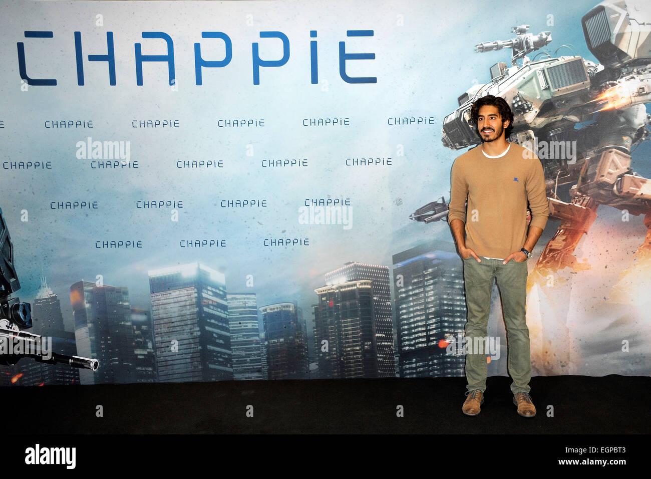 Dev Patel at the Photocall for the film 'Chappie' in Hotel de Rome ...