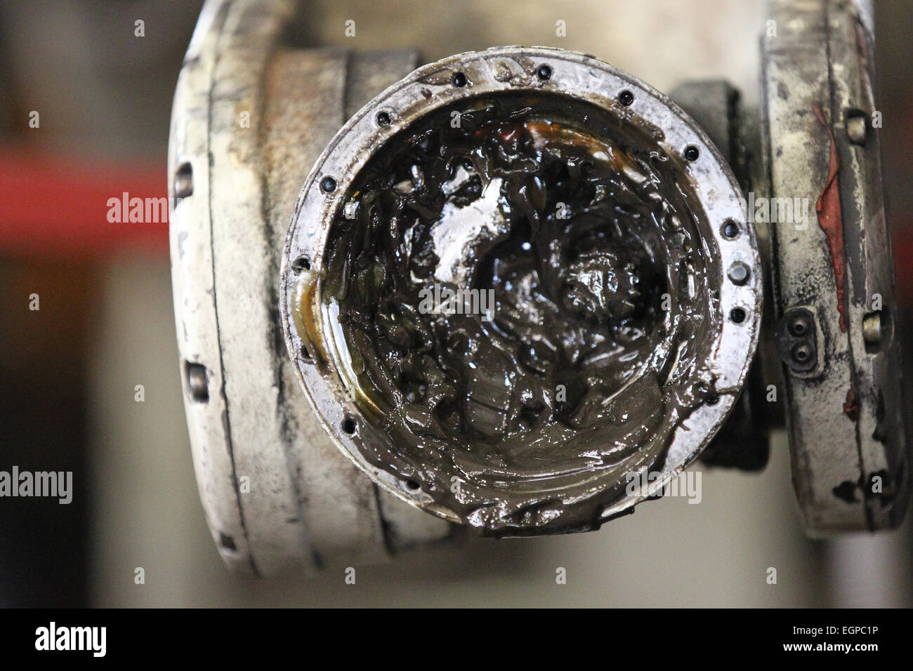 grease in one of the tribes of the industrial robot Stock Photo - Alamy