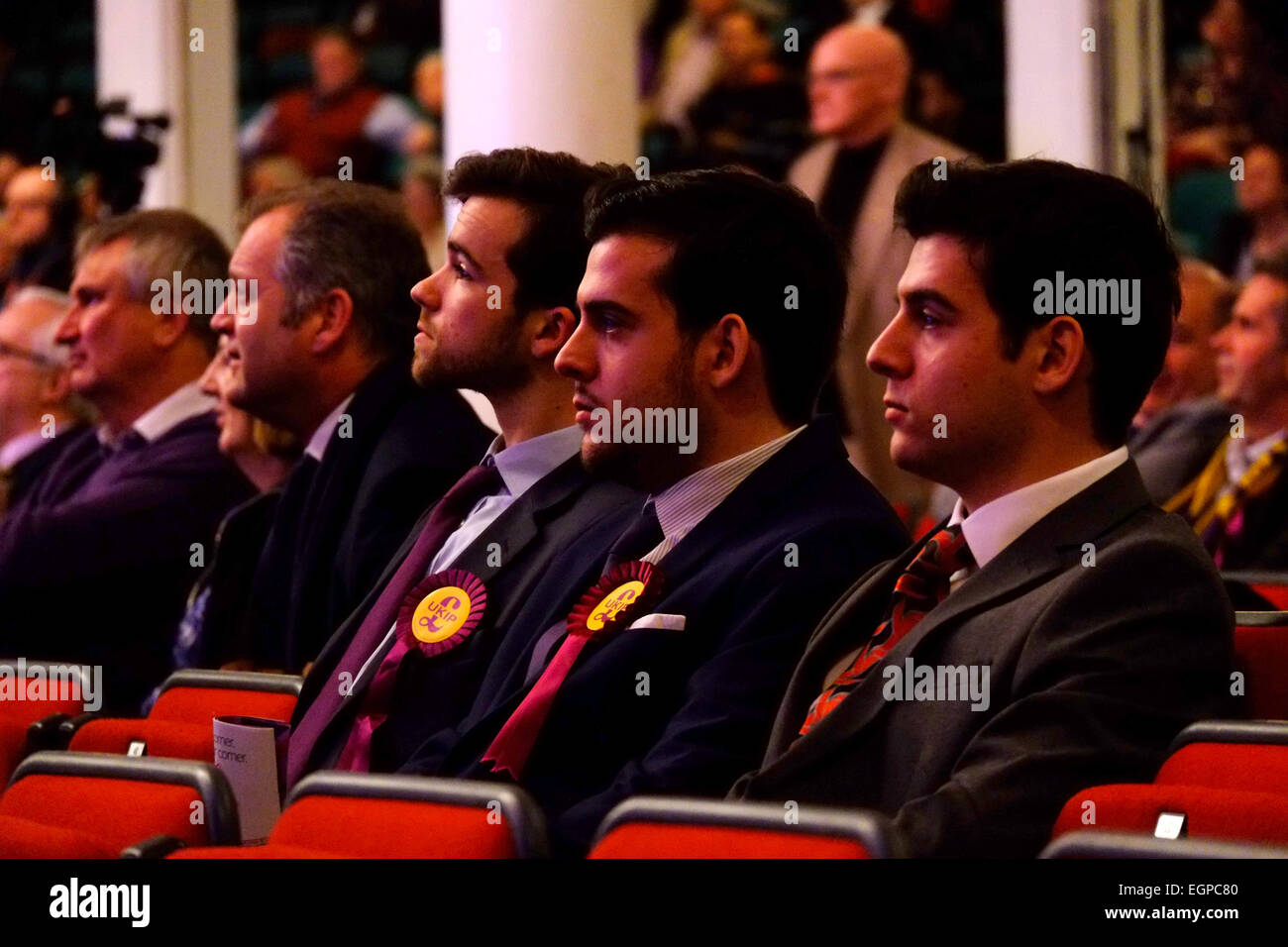 Margate, UK. 28th February, 2015. General scenes at Ukip Conference ...