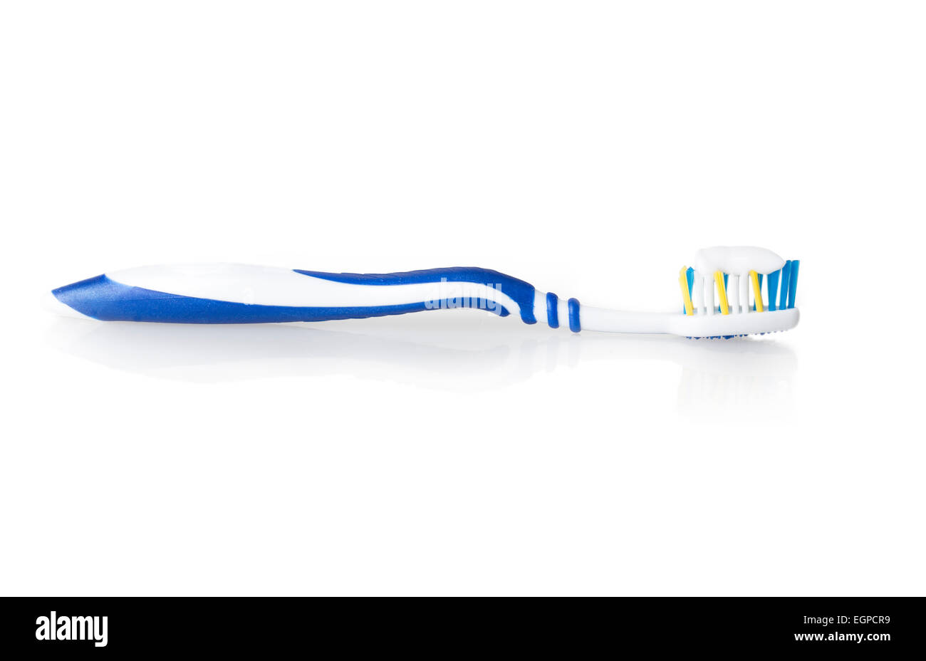 Toothbrush, toothpaste isolated on white background Stock Photo - Alamy