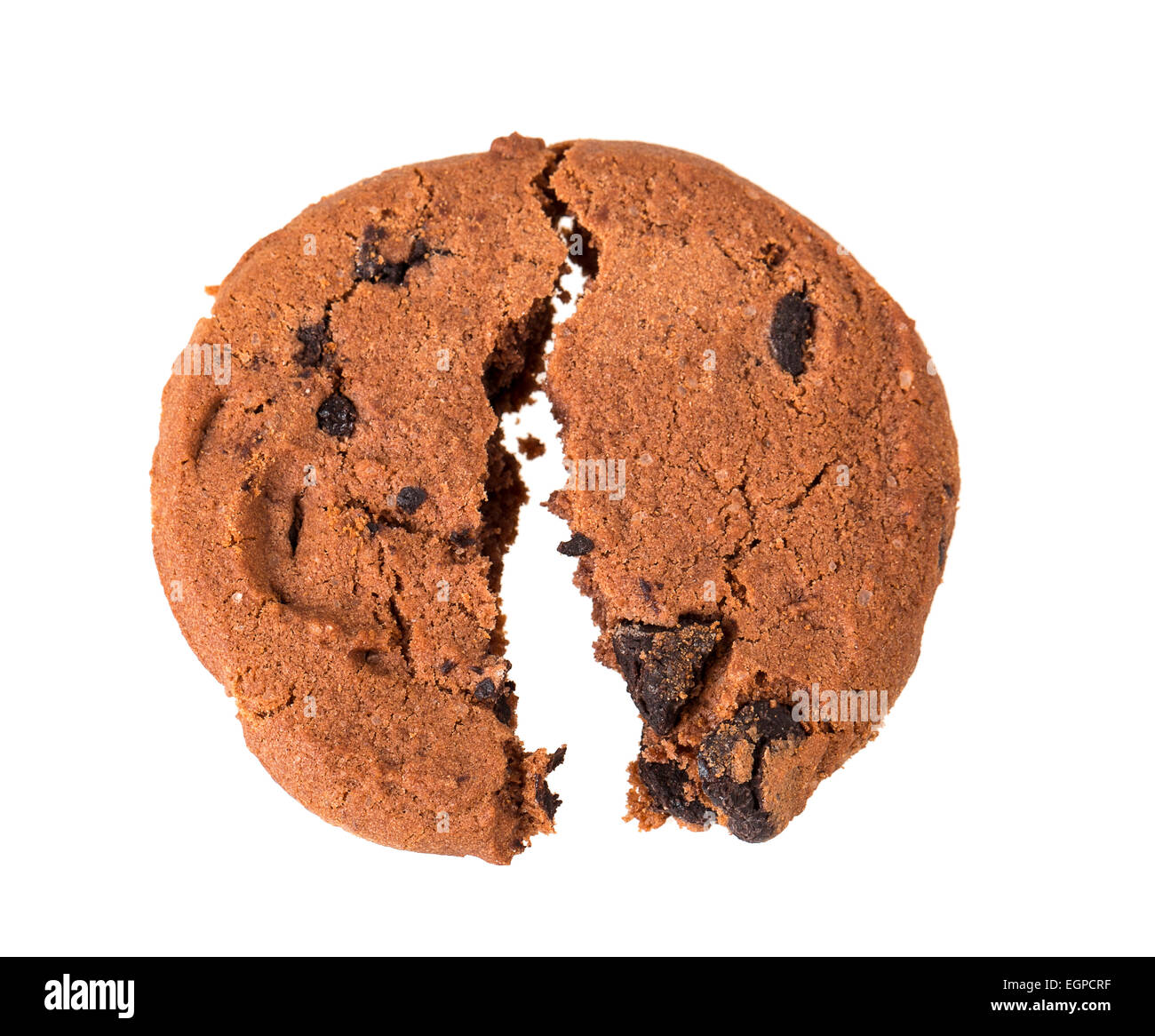 cookies bite isolated on white background Stock Photo - Alamy