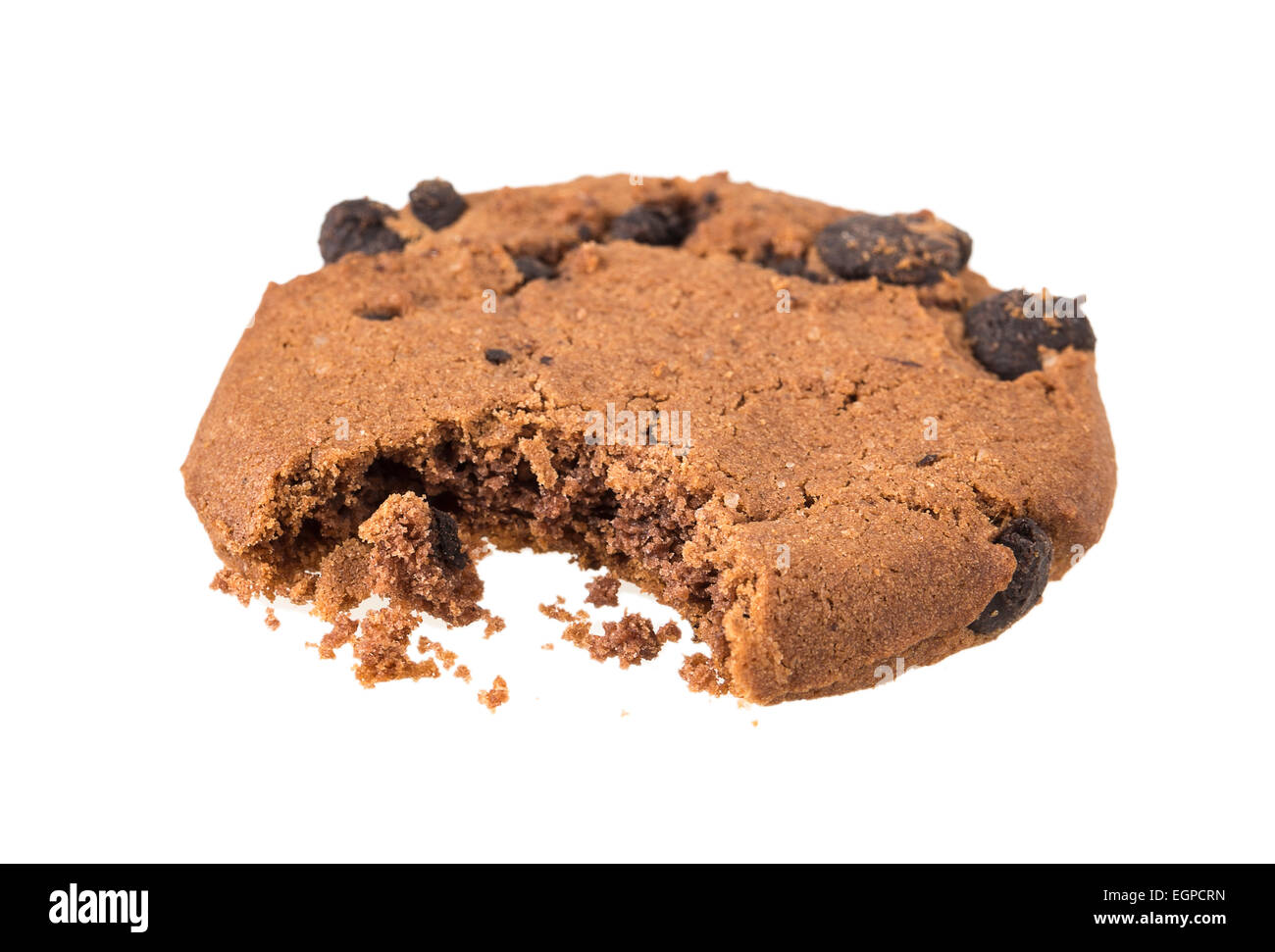 cookies bite isolated on white background Stock Photo - Alamy