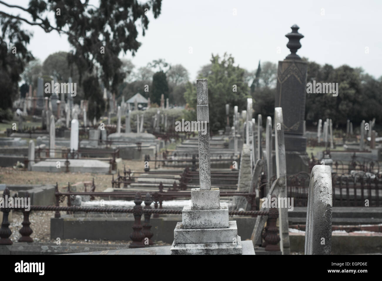 Old melbourne cemetery hi-res stock photography and images - Alamy