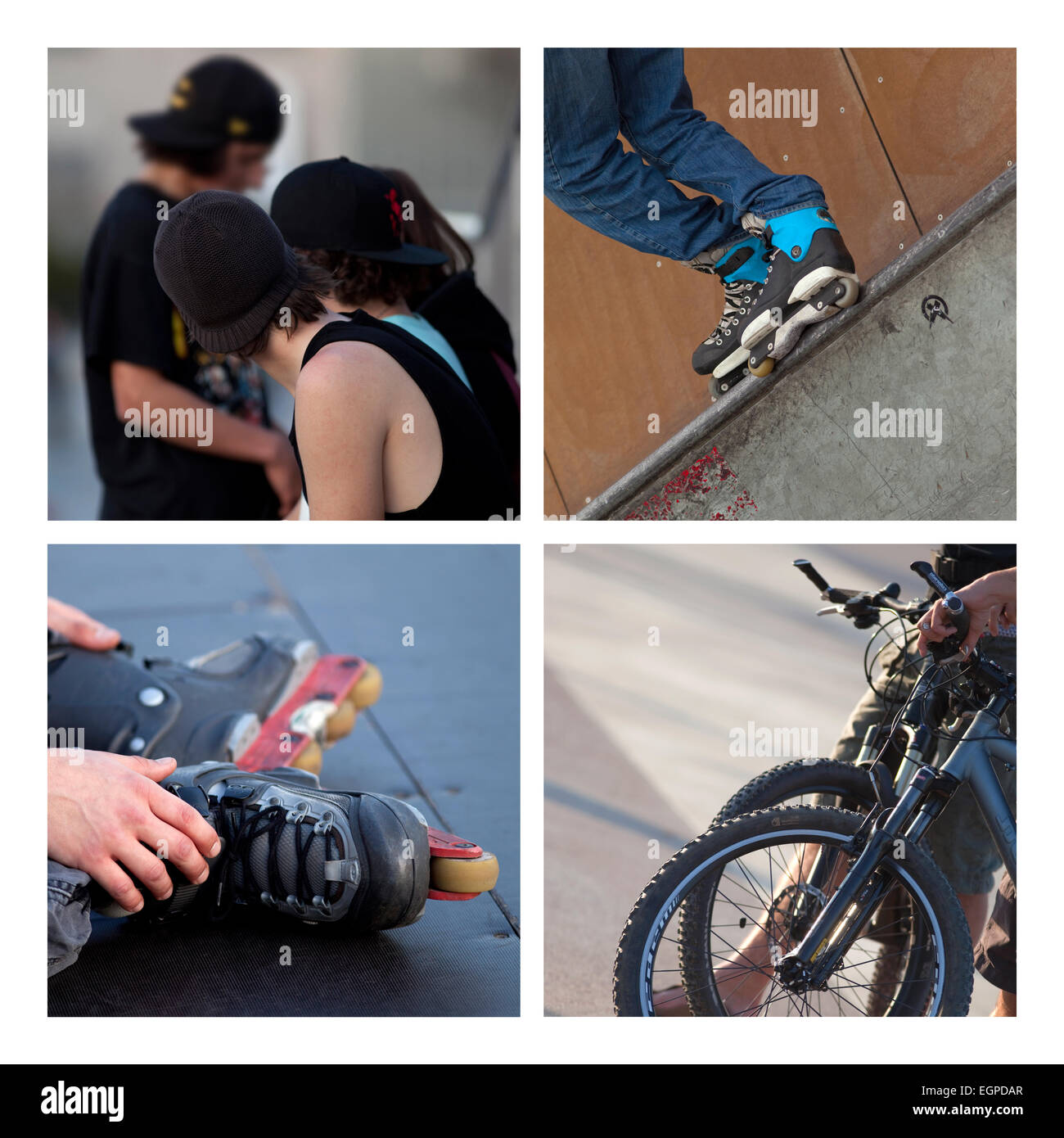 Skate park teens Cut Out Stock Images & Pictures - Alamy