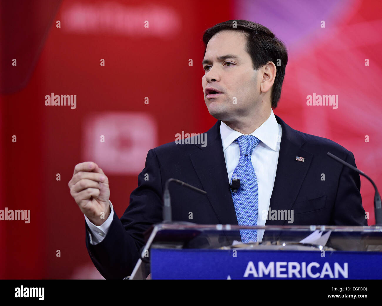 United States Senator Marco Rubio (Republican of Florida) speaks at the ...