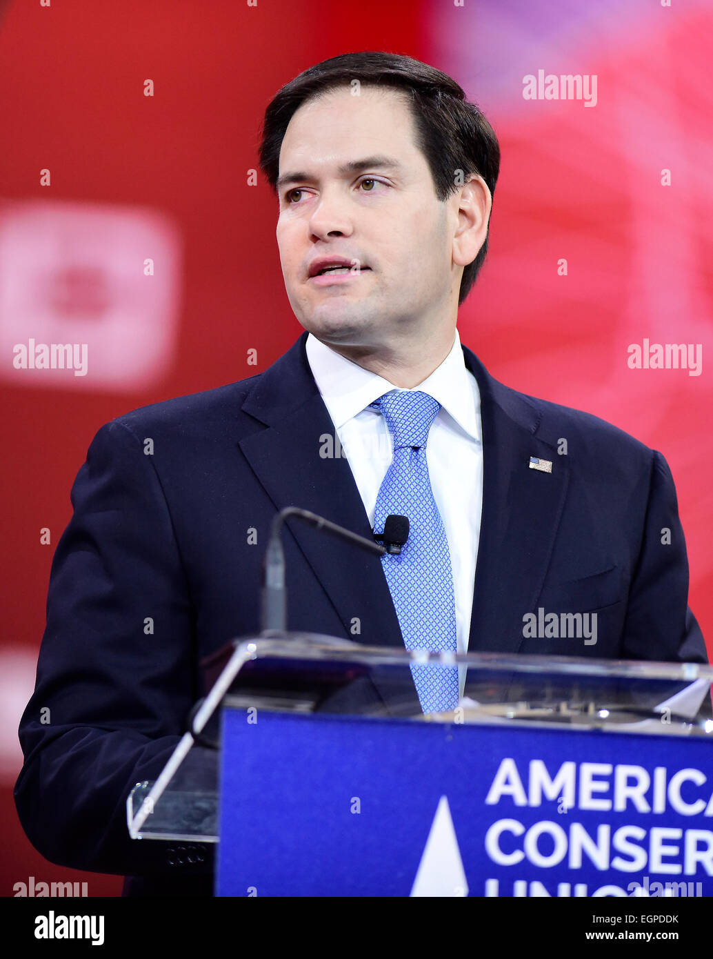 United States Senator Marco Rubio (Republican of Florida) speaks at the ...