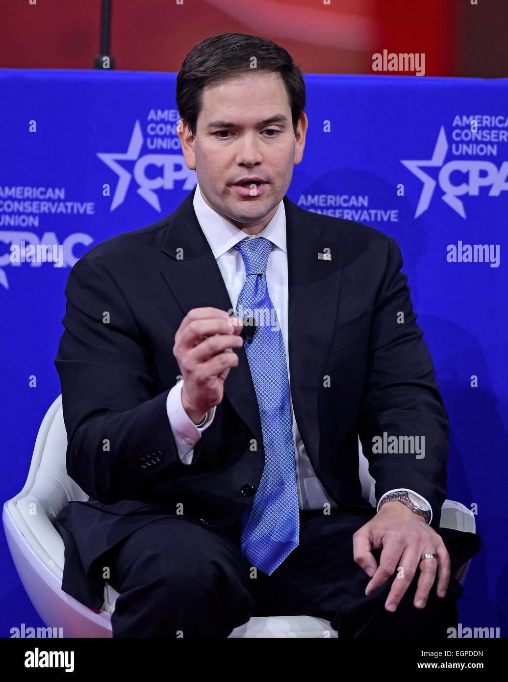 United States Senator Marco Rubio (Republican of Florida) speaks at the ...