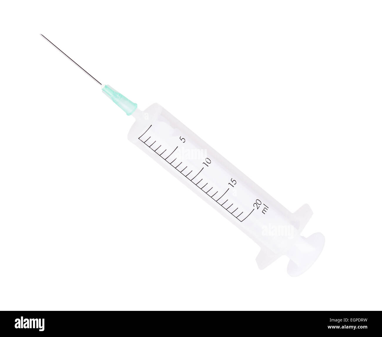 Plastic medical syringes Cut Out Stock Images & Pictures - Alamy