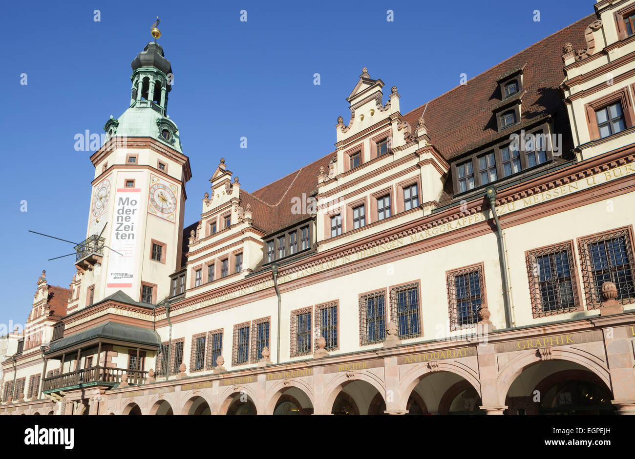 Old Town Hall, Leipzig, Saxony, Germany Stock Photo - Alamy