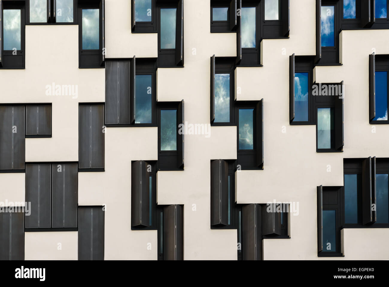 Modern architecture university in vienna hi-res stock photography and ...