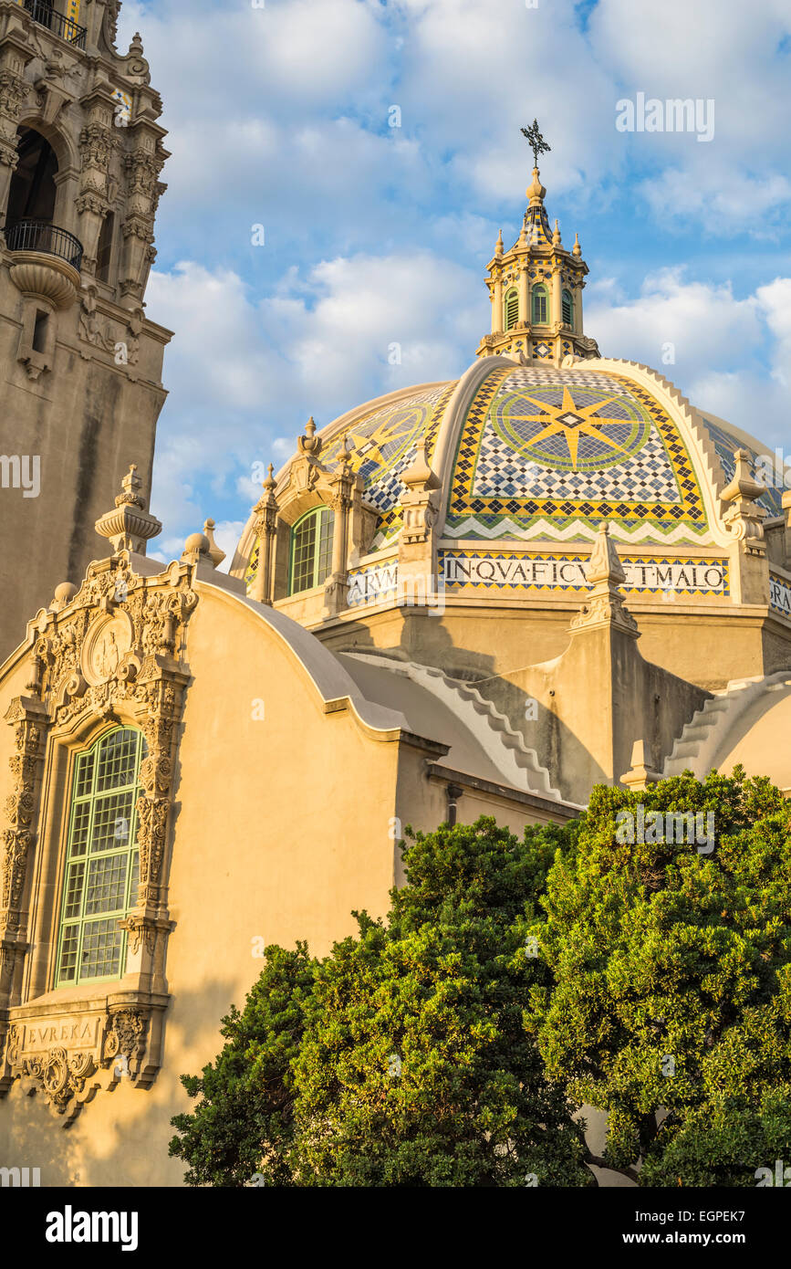 The California Dome illuminated by the rising Sun on a cloudy morning ...