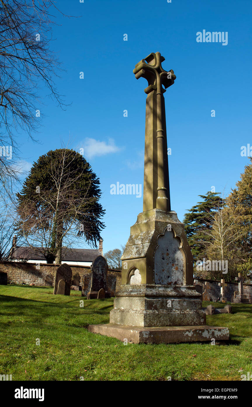 The War Memorial, St. John the Baptist churchyard, Hellidon ...