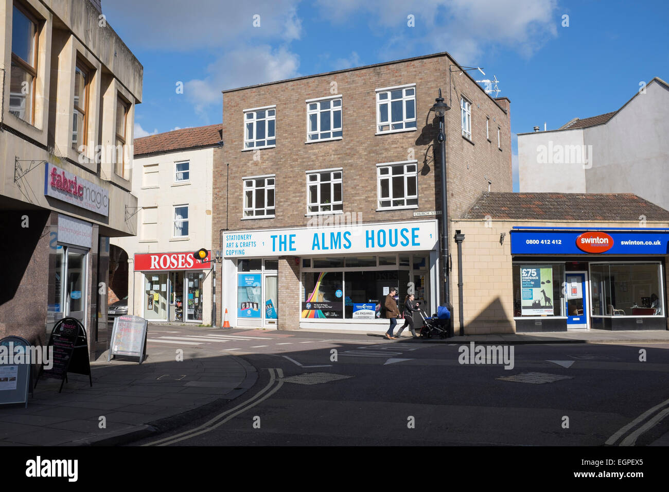 Church Street Trowbridge Wiltshire Stock Photo - Alamy