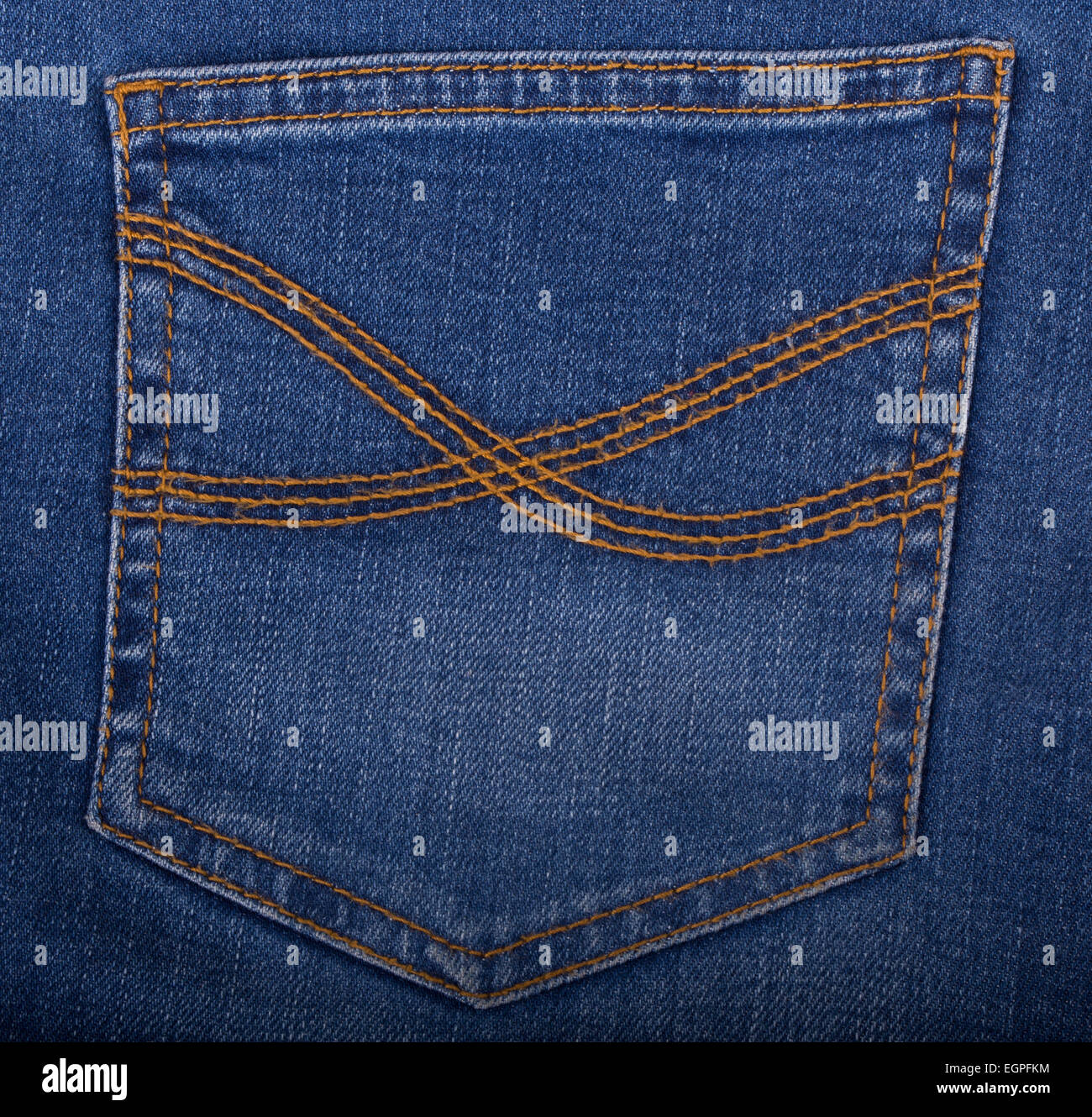 blue jeans pocket close-up texture Stock Photo - Alamy