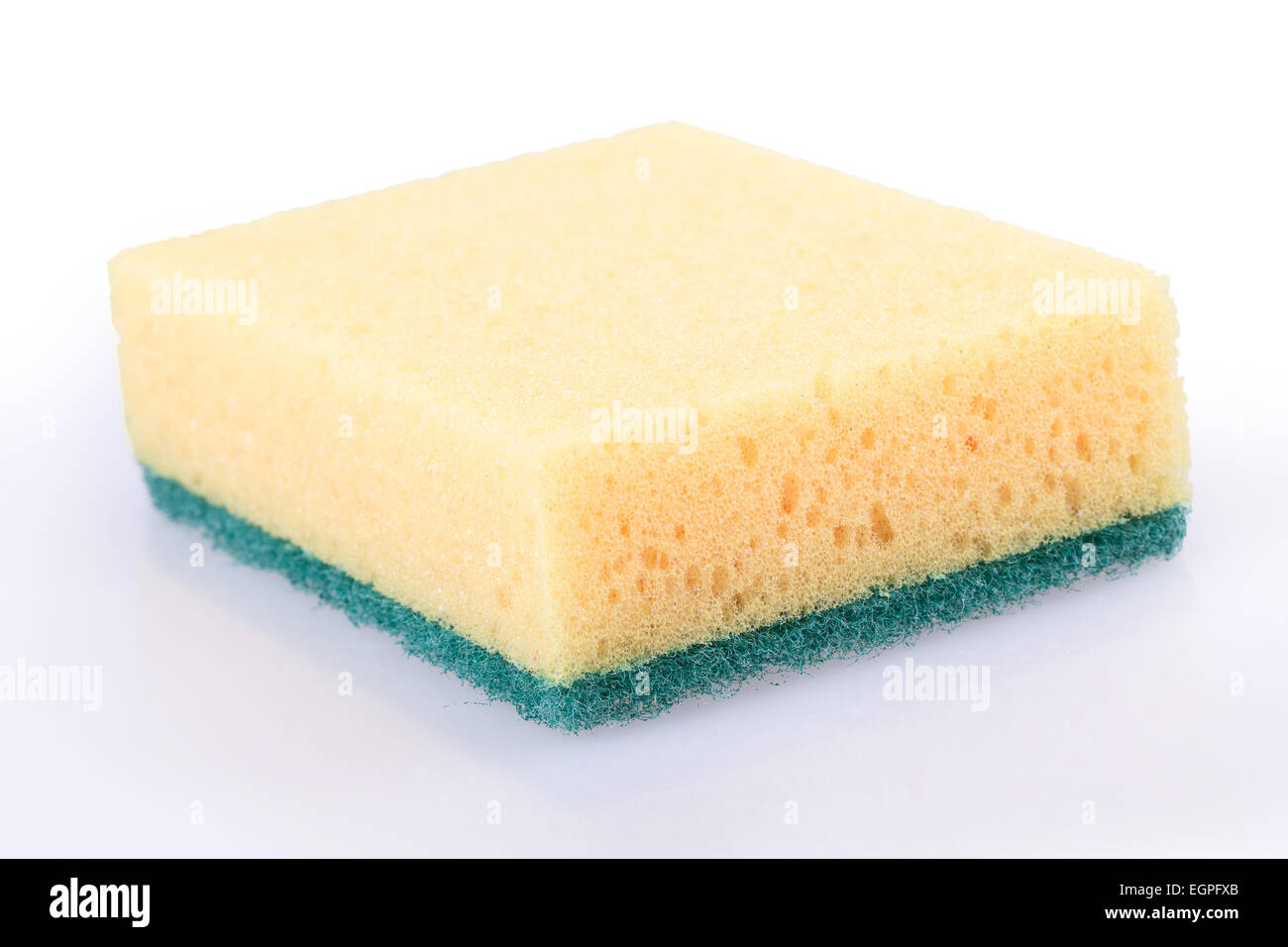 kitchen sponges isolated on white background Stock Photo - Alamy