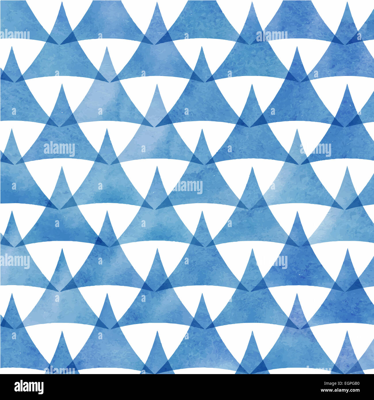Blue watercolor pattern hi-res stock photography and images - Alamy