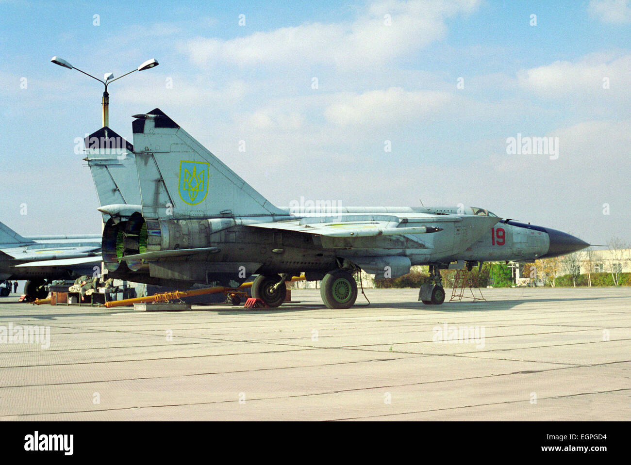 Supersonic all-weather fighter-interceptor MiG-25PD Ukrainian Air Force ...