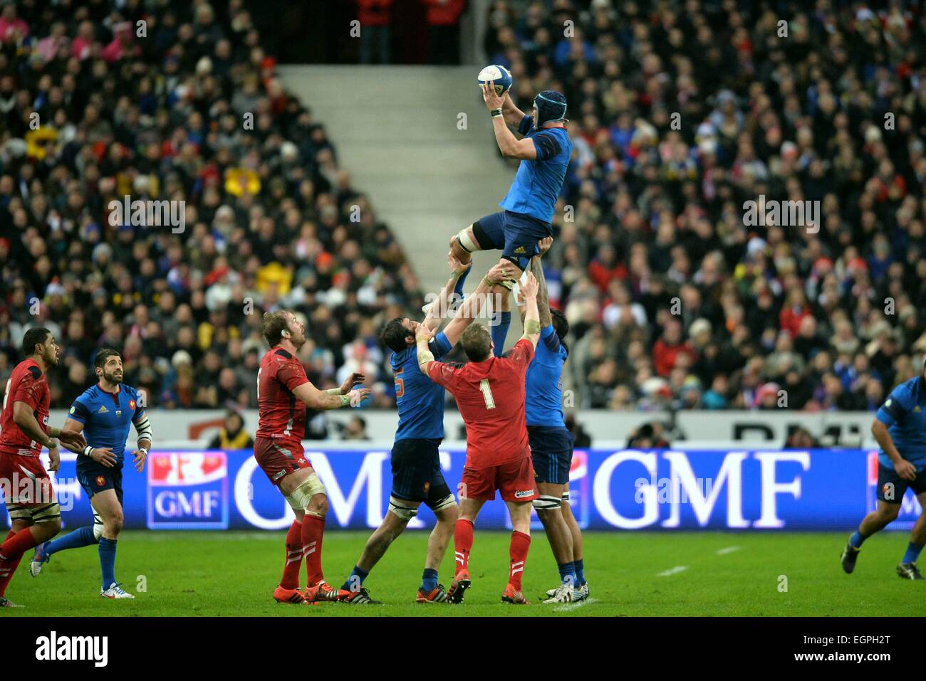 Stade de France, Paris, France. 28th Feb, 2015. 6 Nations International ...