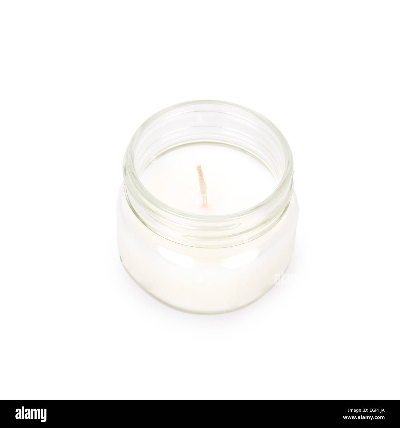 candle isolated on white background Stock Photo - Alamy