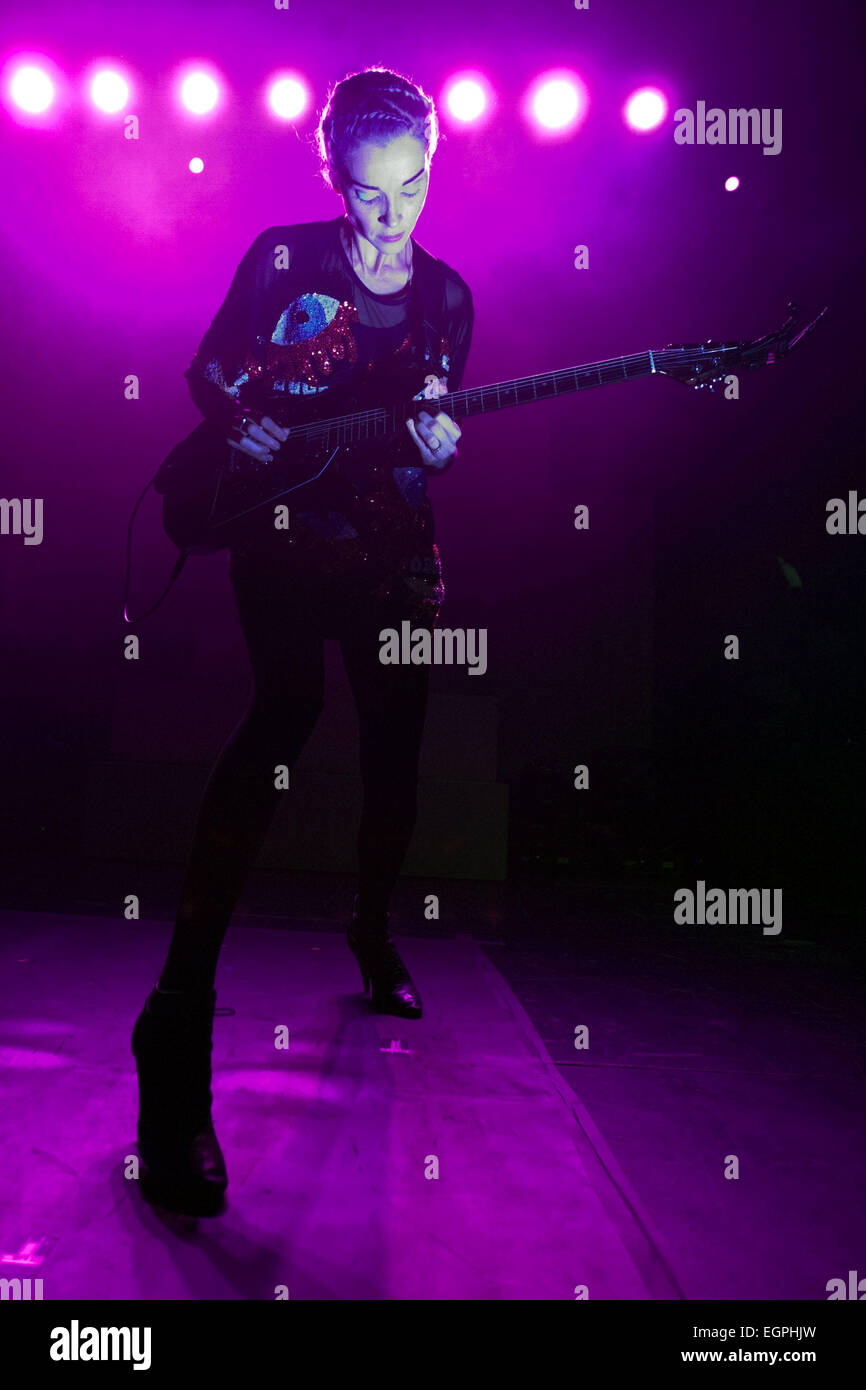 St. Vincent performs to a sold out crowd at the O2 ABC Glasgow ...