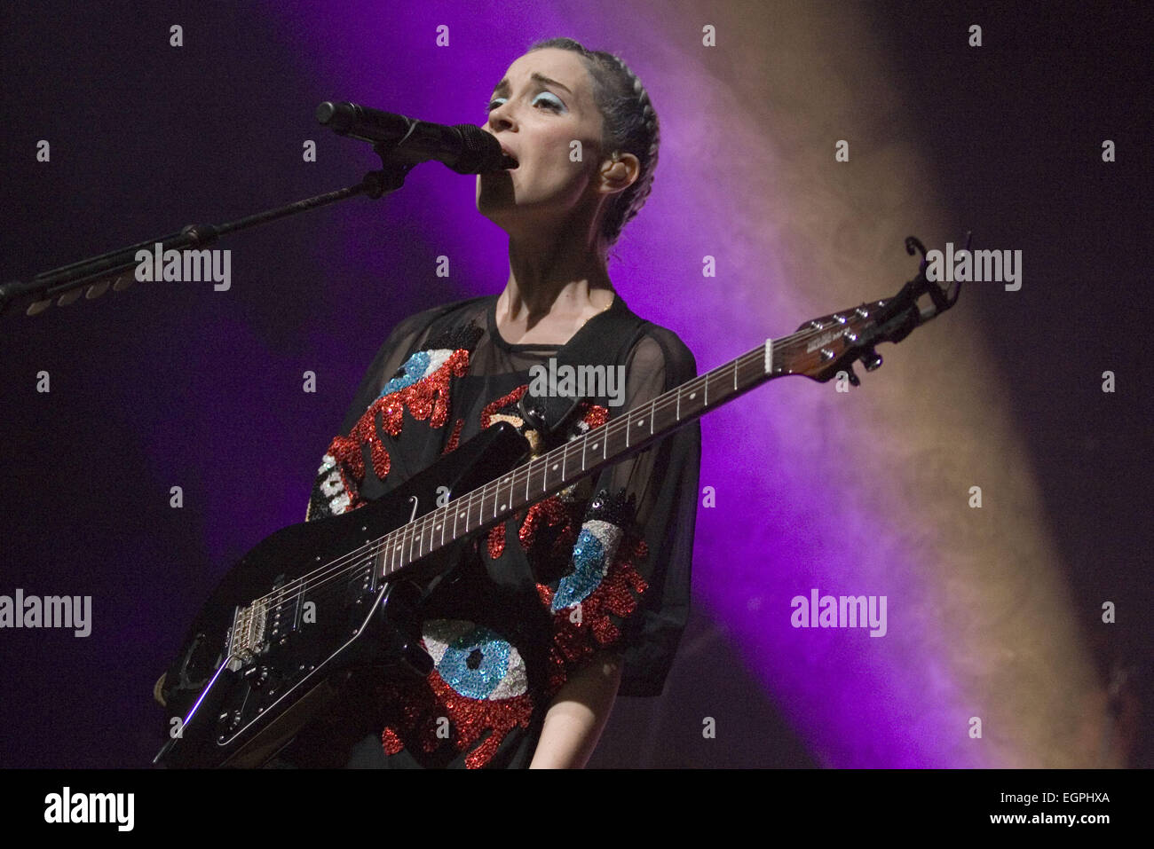 St. Vincent performs to a sold out crowd at the O2 ABC Glasgow ...