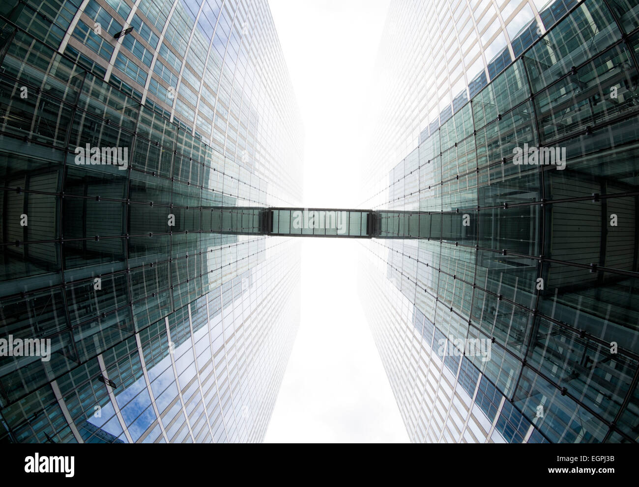 Fish-eye View of Modern Buildings in Munich, Germany during a Cloudy ...