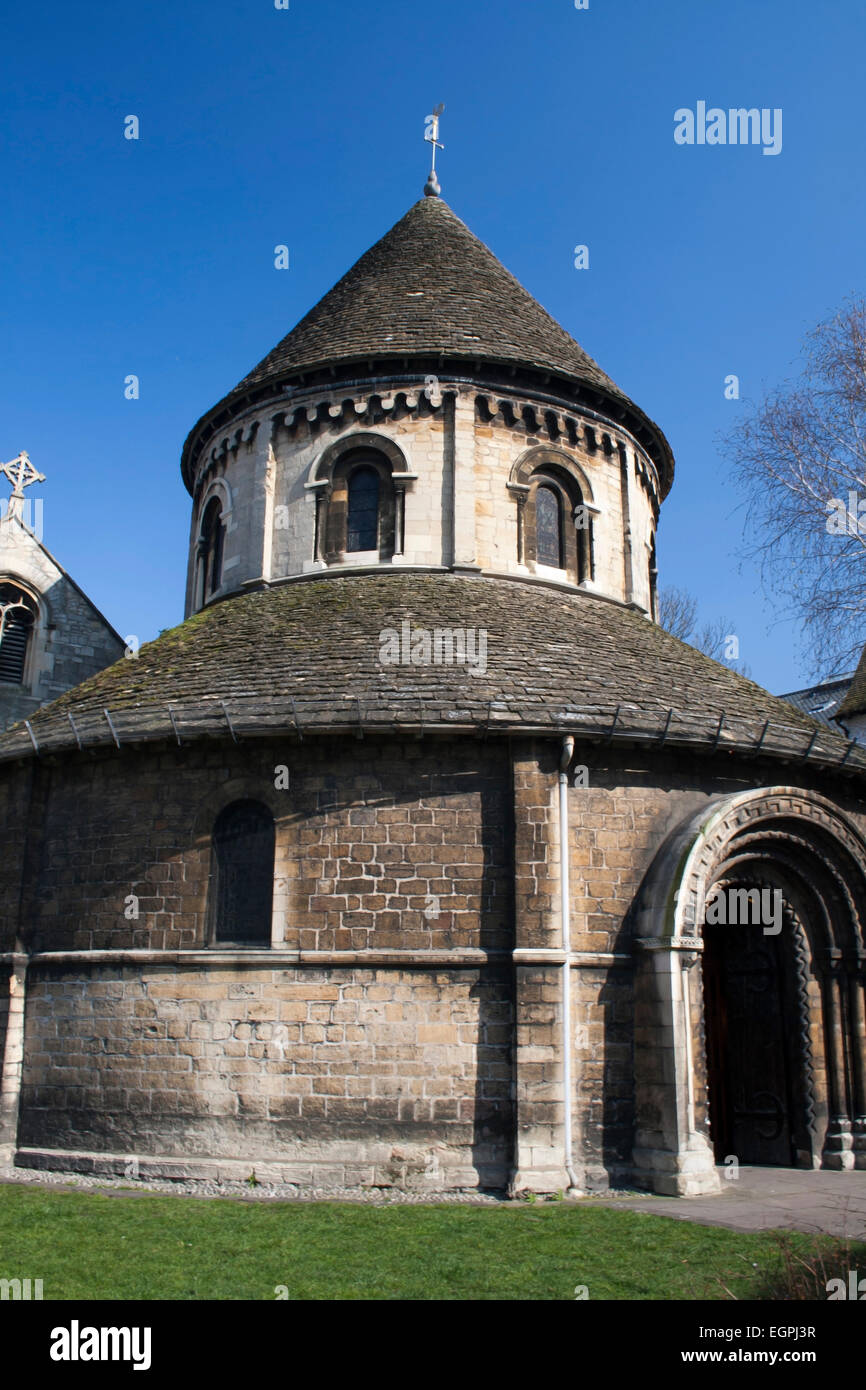 Cambridge church round unusual buildings architecture hi-res stock ...