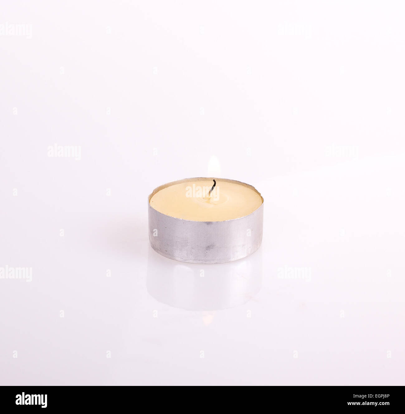 candle isolated on white background Stock Photo - Alamy