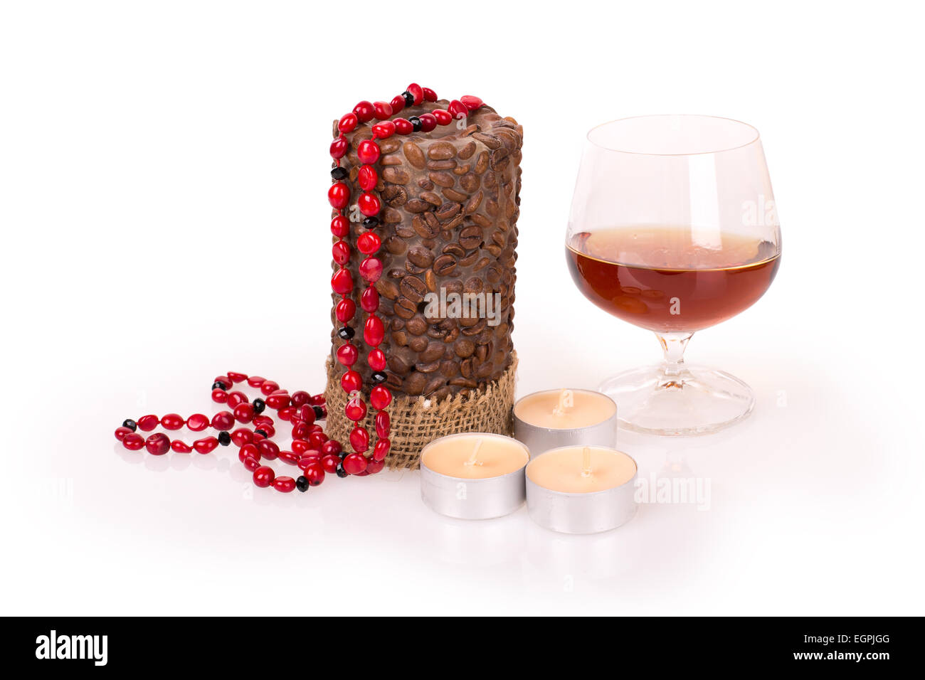 Burning candle book on Cut Out Stock Images & Pictures - Alamy