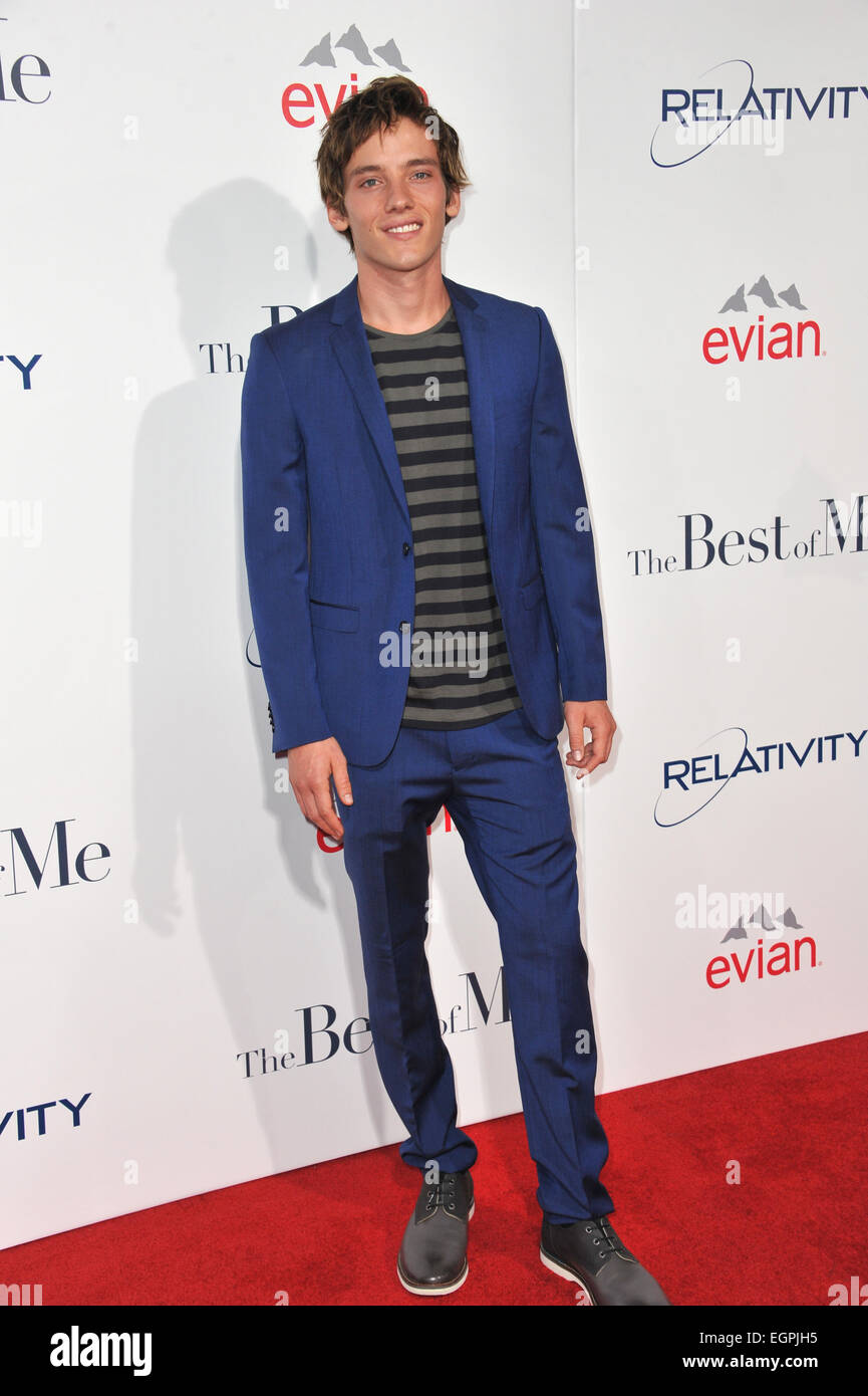 LOS ANGELES, CA - OCTOBER 7, 2014: Robby Rasmussen at the world ...