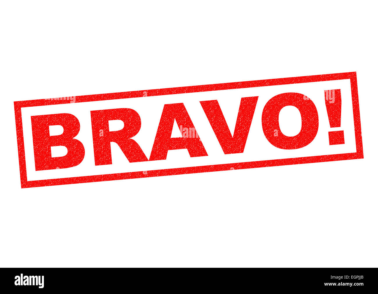 BRAVO! red Rubber Stamp over a white background Stock Photo - Alamy