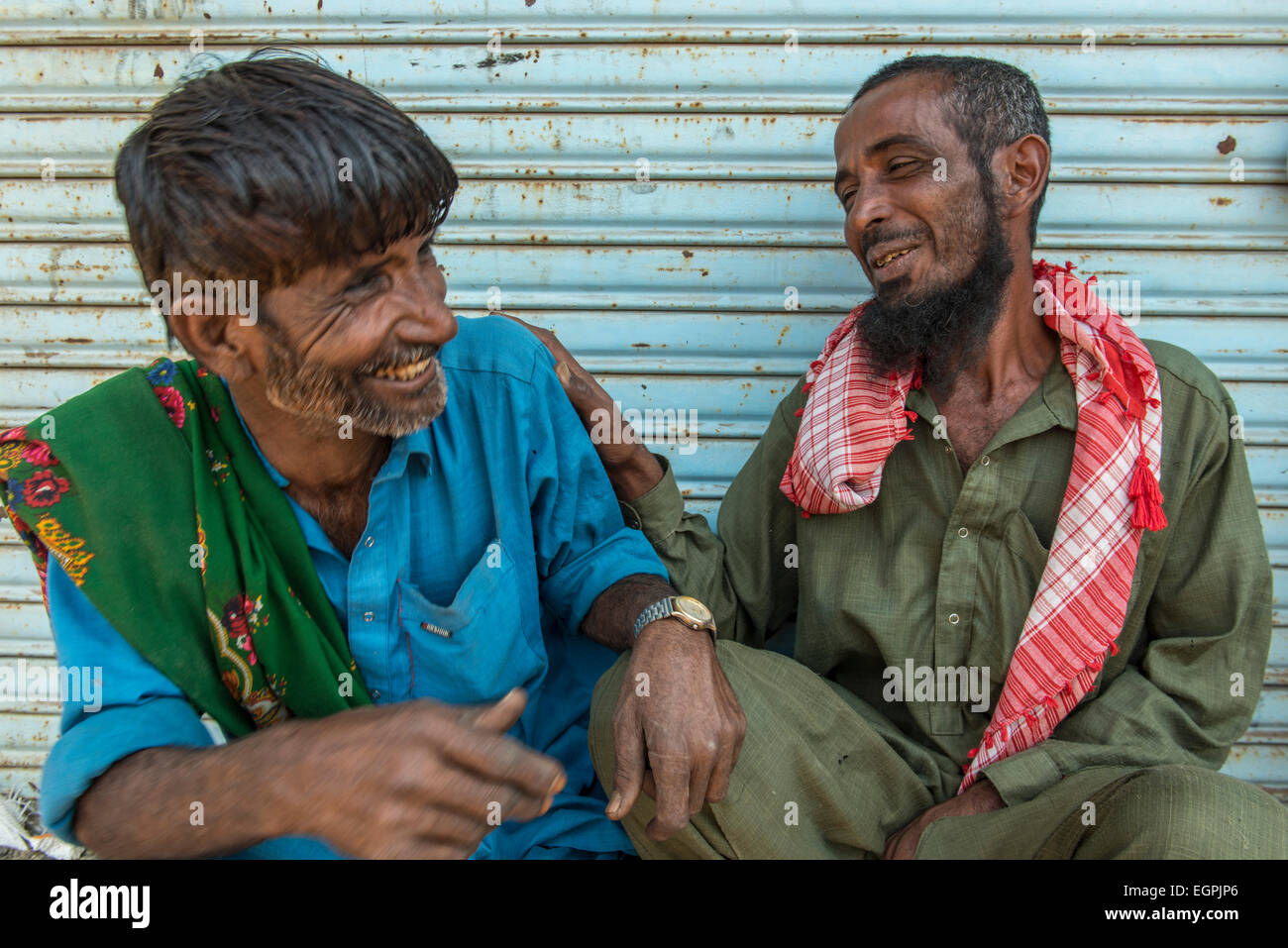 2 Villagers, Best Friends, Kutch Stock Photo - Alamy