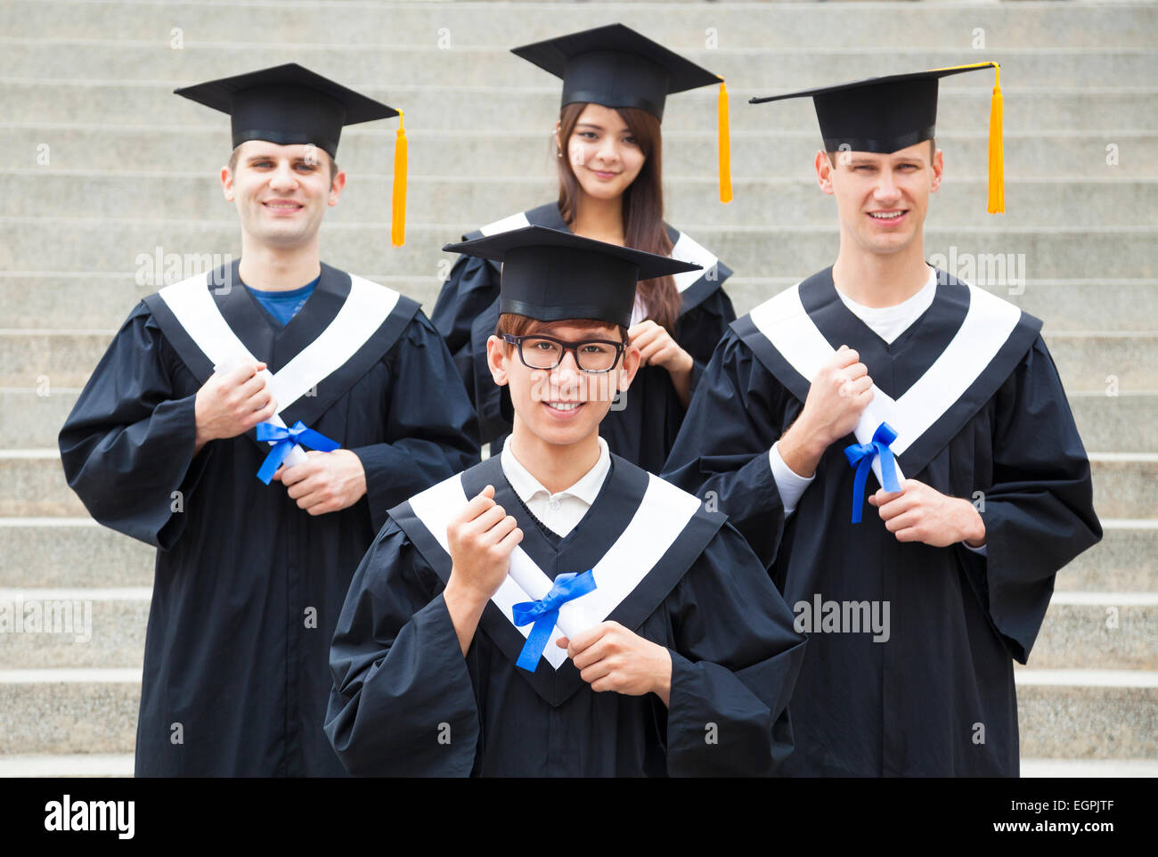 Confident young woman graduation hi-res stock photography and images ...
