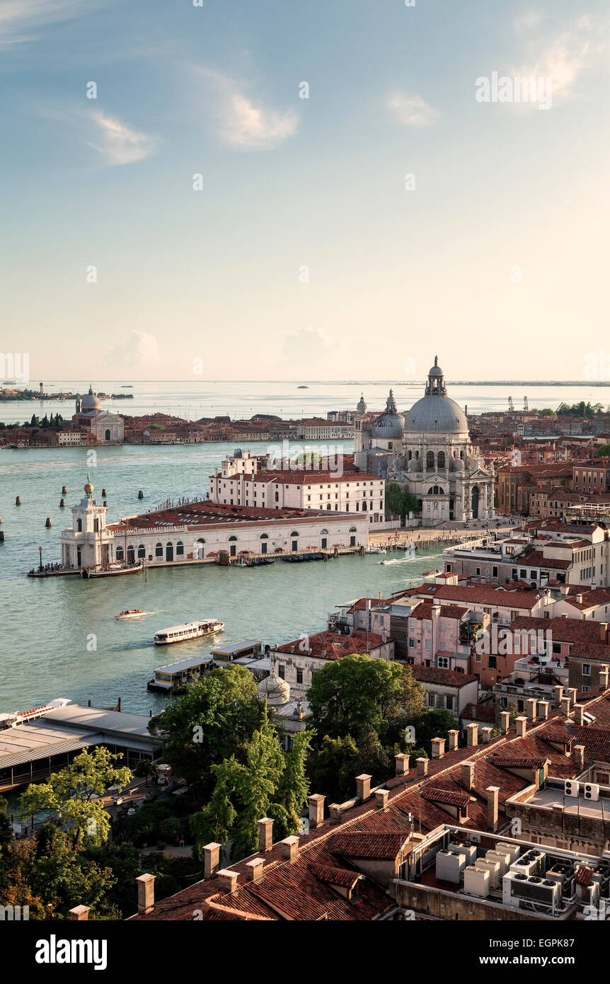 Aerial View of the Lagoon in Venice Stock Photo - Alamy