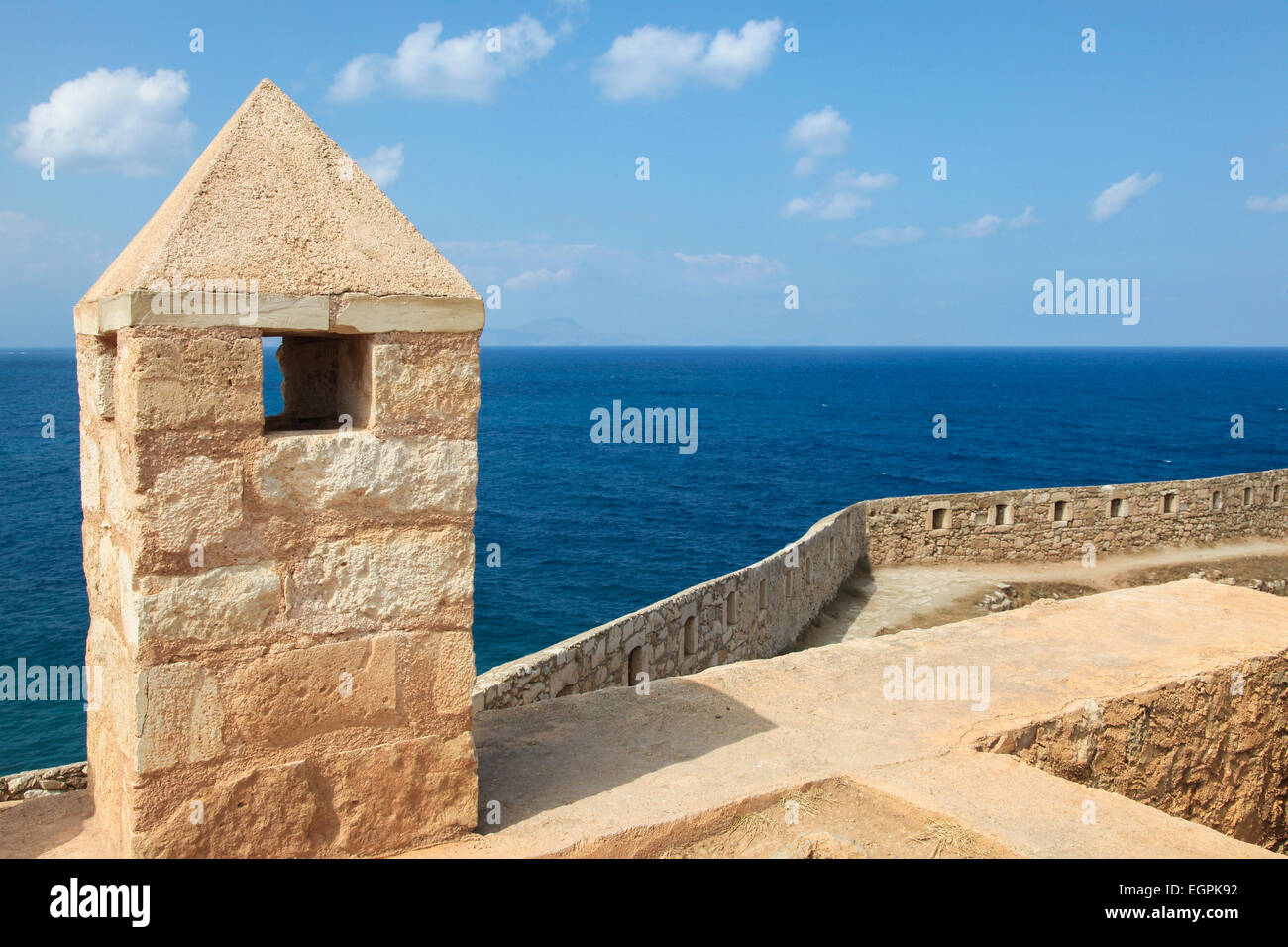 Venetian fortress rethymno crete greece hi-res stock photography and ...