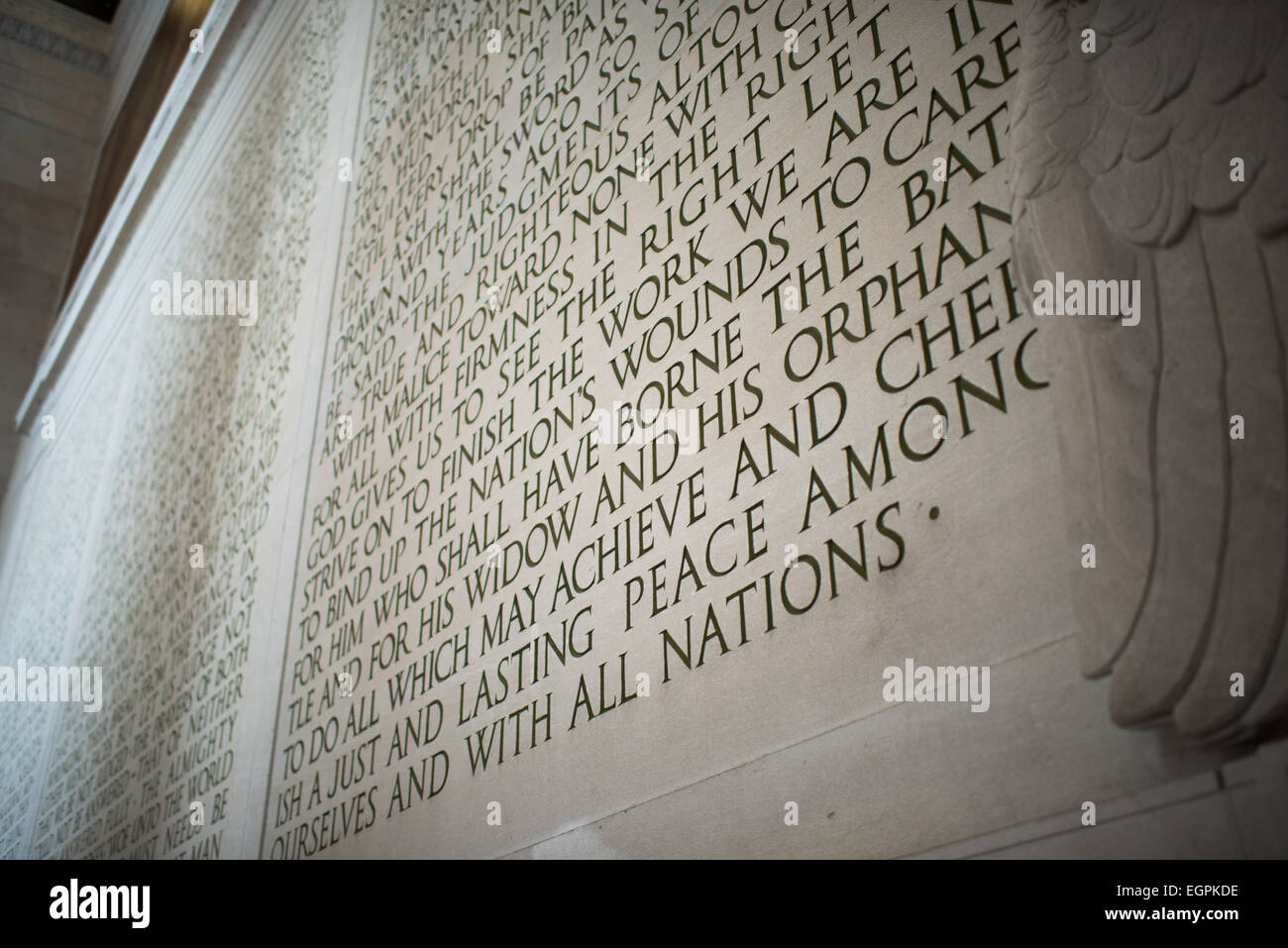 Lincoln second inaugural address hi-res stock photography and images ...