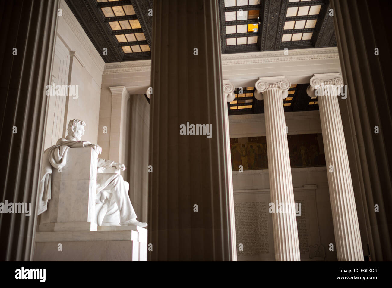 Inside The Lincoln Memorial High Resolution Stock Photography and Images - Alamy