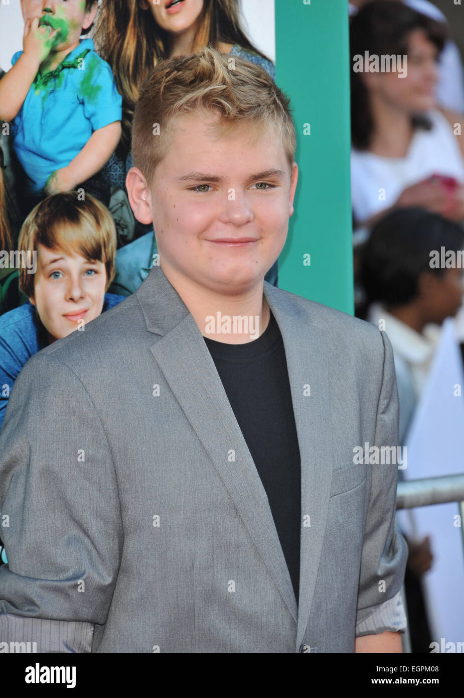 LOS ANGELES, CA - OCTOBER 6, 2014: Reese Hartwig at the world premiere ...