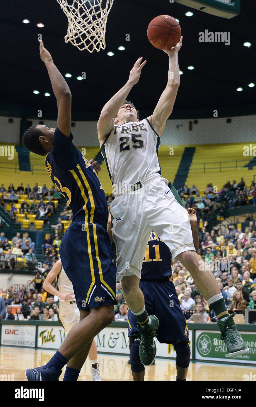 Williamsburg, VA, USA. 28th Feb, 2015. 20150228 - William and Mary ...