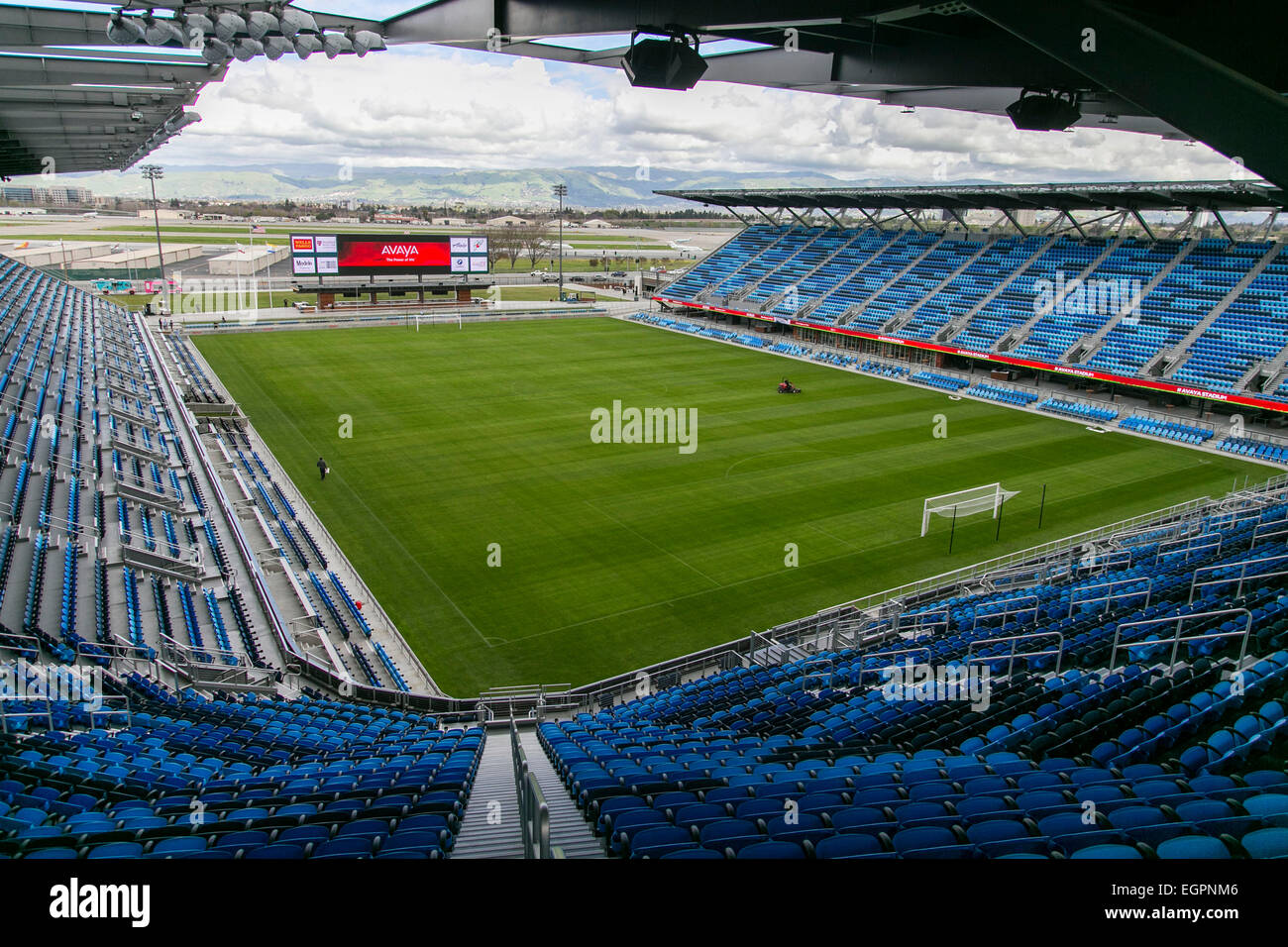 The Second Half. 18th Aug, 2013. The new Avaya Stadium prior to the MLS ...