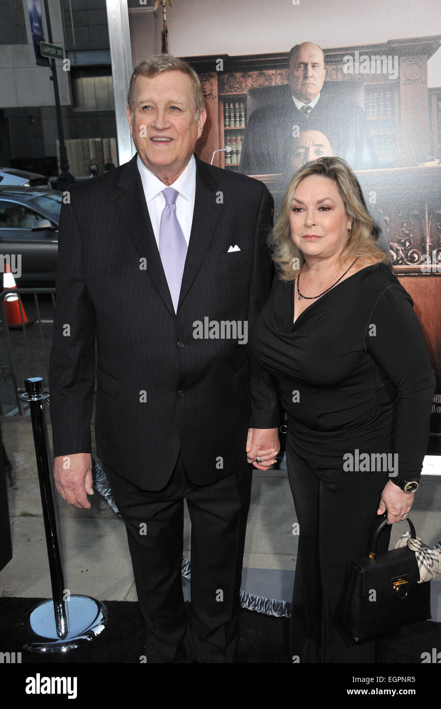 LOS ANGELES, CA - OCTOBER 1, 2014: Ken Howard & wife Linda at the Los ...