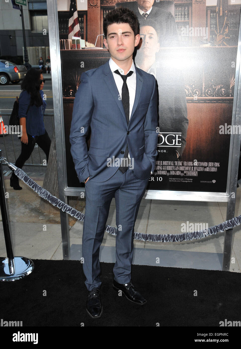 LOS ANGELES, CA - OCTOBER 1, 2014: Ian Nelson at the Los Angeles ...