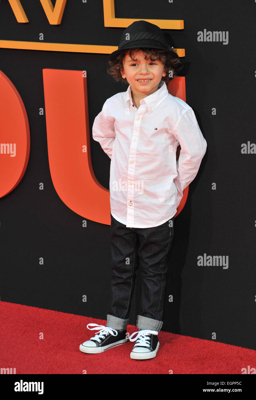 LOS ANGELES, CA - SEPTEMBER 15, 2014: Cade Lappin at the Los Angeles ...