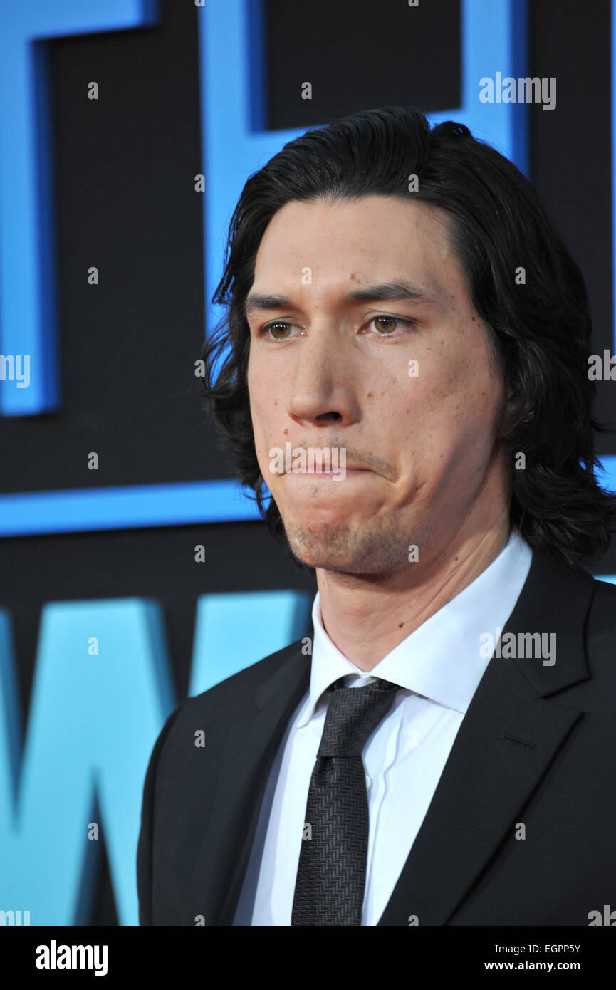 LOS ANGELES, CA - SEPTEMBER 15, 2014: Adam Driver at the Los Angeles ...